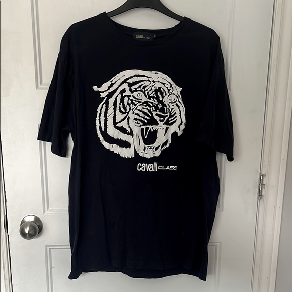 Cavalli Class | Shirts | Cavalli Class Tiger Tee Navy Xl Roberto ...